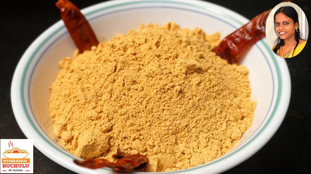 Kandi Podi Recipe Preparation at Home | Tasty Toor dal Powder Recipe