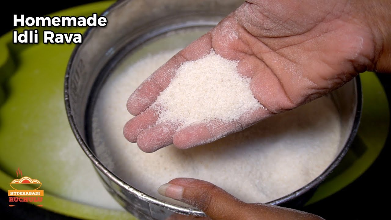 Idli Ravva Recipe in Telugu | Preparation of Idli Rava with Biyyam